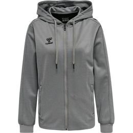 Hummel Athletic Zip-Up Hoodie male Grey size S