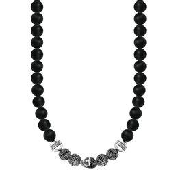 Thomas Sabo Kette 'Obsidian' Damen Gr&ouml;&szlig;e 70 silber