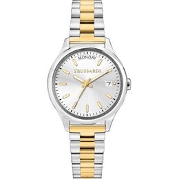 Trussardi Analog Watch female Silver size One Size