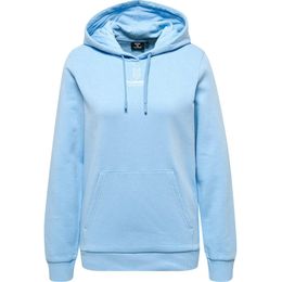 Hummel Sportsweatshirt Damen Gr&ouml;&szlig;e S hellblau / wei&szlig;