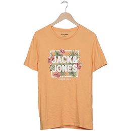 Jack & Jones JACK & JONES T-Shirt Herren Gr&ouml;&szlig;e M Second Hand orange