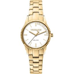 Trussardi Analog Watch female Gold size One Size