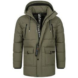 INDICODE Jeans Winter Parka ' Wess ' male Green size L