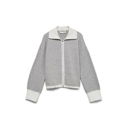 V&eacute;ro Moda Vero Moda Knit Cardigan 'AWOllie' female Grey size L