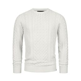 INDICODE JEANS Pullover Herren Gr&ouml;&szlig;e M wei&szlig;