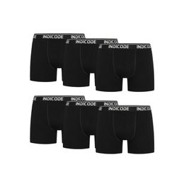 INDICODE JEANS Boxershorts ' Milano ' Herren Gr&ouml;&szlig;e M schwarz / wei&szlig;