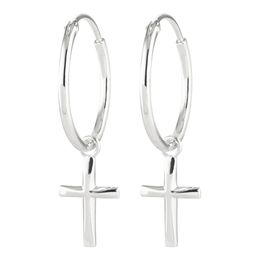 Elli Earrings 'Kreuz' female Silver size One Size