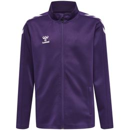 Hummel Athletic Zip-Up Hoodie 'Core Xk Poly' boy Purple size 164
