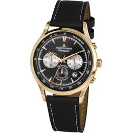 Jacques Lemans Analoguhr 'Retro Classic' Herren Gr&ouml;&szlig;e One Size gold / schwarz