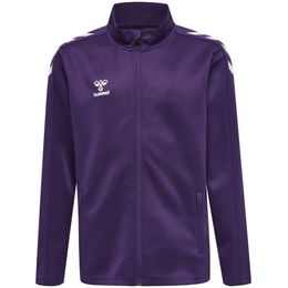 Hummel Athletic Zip-Up Hoodie 'Core Xk Poly' boy Purple size 152