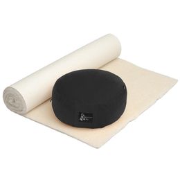 YOGISTAR.COM Yoga-Set 'Meditation Natur' Herren Gr&ouml;&szlig;e L schwarz / naturwei&szlig;
