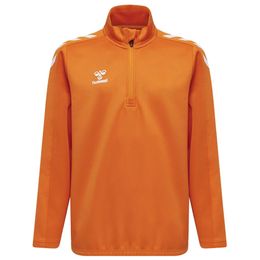 Hummel Sportsweatshirt Jungen Gr&ouml;&szlig;e 176 dunkelorange / wei&szlig;
