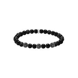Thomas Sabo Armband Herren Gr&ouml;&szlig;e 17 schwarz / silber