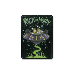 logoshirt Image 'Rick and Morty - Raumschiff' male Black size One Size