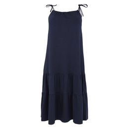 Yoek Kleid ' &auml;rmellos ' Damen Gr&ouml;&szlig;e 56/58 blau Winterkleid