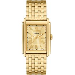 Fossil Analoguhr 'CARRAWAY' Herren Gr&ouml;&szlig;e One Size gold