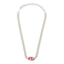 Diesel Necklace male Silver size One Size