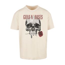 F4NT4STIC Shirt 'Guns 'n' Roses Flower Skull Rock Musik Band' male Beige size L