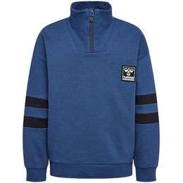 Hummel Sweatshirt Jungen Gr&ouml;&szlig;e 110 enzian / schwarz