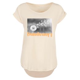 F4NT4STIC T-Shirt 'Dandelion Blume' Damen Gr&ouml;&szlig;e XS sand / mischfarben