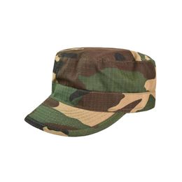 Normani Cap ' Yankie ' Herren Gr&ouml;&szlig;e 63 beige / braun / gr&uuml;n