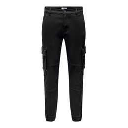 Only & Sons Only & Sons Cargo Pants 'Calle' male Black size 28