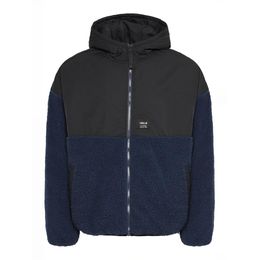 !Solid Fleece Jacket 'Mark' male Blue size XXXL