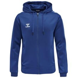 Hummel Athletic Zip-Up Hoodie 'Core XK' male Blue size M