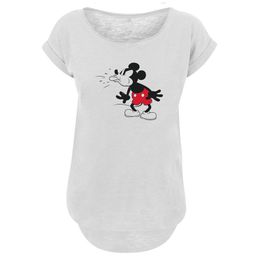 F4NT4STIC Shirt 'Disney Mickey Mouse Tongue' female White size XL