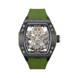Police Analog Watch ' Tampa ' male Green size One Size