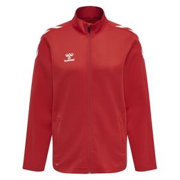 Hummel Athletic Zip-Up Hoodie 'Core Poly' female Red size L