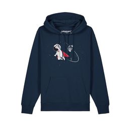 Watapparel Sweatshirt 'Superastronaut' male Blue size S