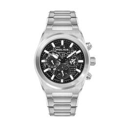 Police Analog Watch 'Eclipse' male Silver size One Size