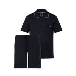 JP1880 Pyjama Herren Gr&ouml;&szlig;e 7XL marine / wei&szlig;