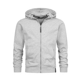 INDICODE JEANS Sweatjacke' Mobil ' Herren Gr&ouml;&szlig;e L grau