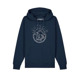Watapparel Sweatshirt ' Natur ist sch&ouml;n ' male Blue size 4XL