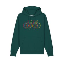 Watapparel Sweatshirt ' Fahrr&auml;der ' male Green size XS