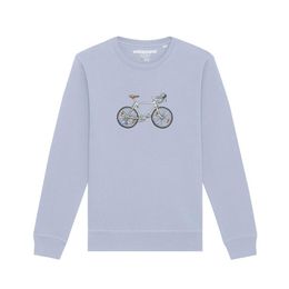 Watapparel Sweatshirt ' Doodle Bike ' Herren Gr&ouml;&szlig;e XS hellblau / schwarz