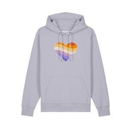 Watapparel Sweatshirt ' Rainbow Heart ' male Purple size L