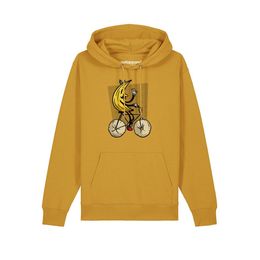 Watapparel Sweatshirt ' Banana Rider ' male Yellow size S