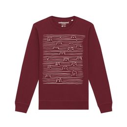 Watapparel Sweatshirt ' Doodle Dogs ' male Red size XS