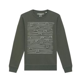 Watapparel Sweatshirt ' Doodle Dogs ' male Green size XS