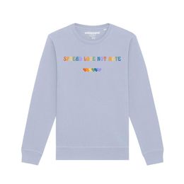 Watapparel Sweatshirt ' Spread Love not Hate ' male Blue size M
