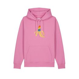 Watapparel Sweatshirt 'Rainbow Banana' Herren Gr&ouml;&szlig;e S mischfarben / rosa / hellpink