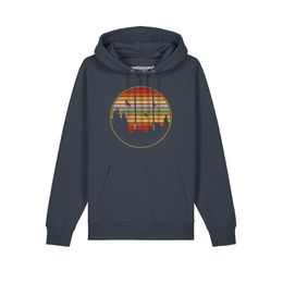 Watapparel Sweatshirt ' Sunset Berge & Tannen ' Herren Gr&ouml;&szlig;e S anthrazit / mischfarben