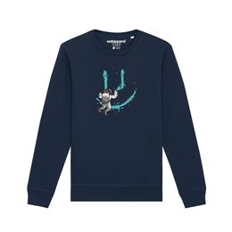 Watapparel Sweatshirt ' Graffiti Astronaut ' male Blue size XXXL