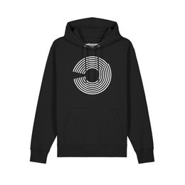 Watapparel Sweatshirt 'Abstract 01' Herren Gr&ouml;&szlig;e S schwarz / wei&szlig;