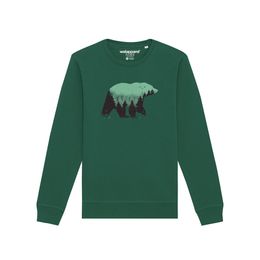 Watapparel Sweatshirt 'Waldb&auml;r' male Green size 4XL