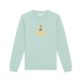 Watapparel Sweatshirt ' Rainbow Banana ' male Blue size L