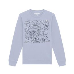 Watapparel Sweatshirt ' Landschaft ' male Blue size L